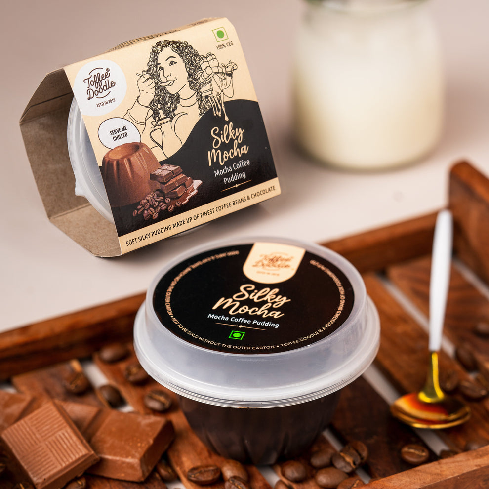Toffee Doodle Silky Mocha Coffee Pudding | Toffee Doodle